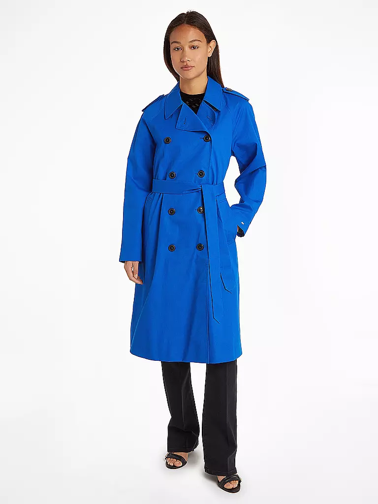 TOMMY HILFIGER Trenchcoat blau